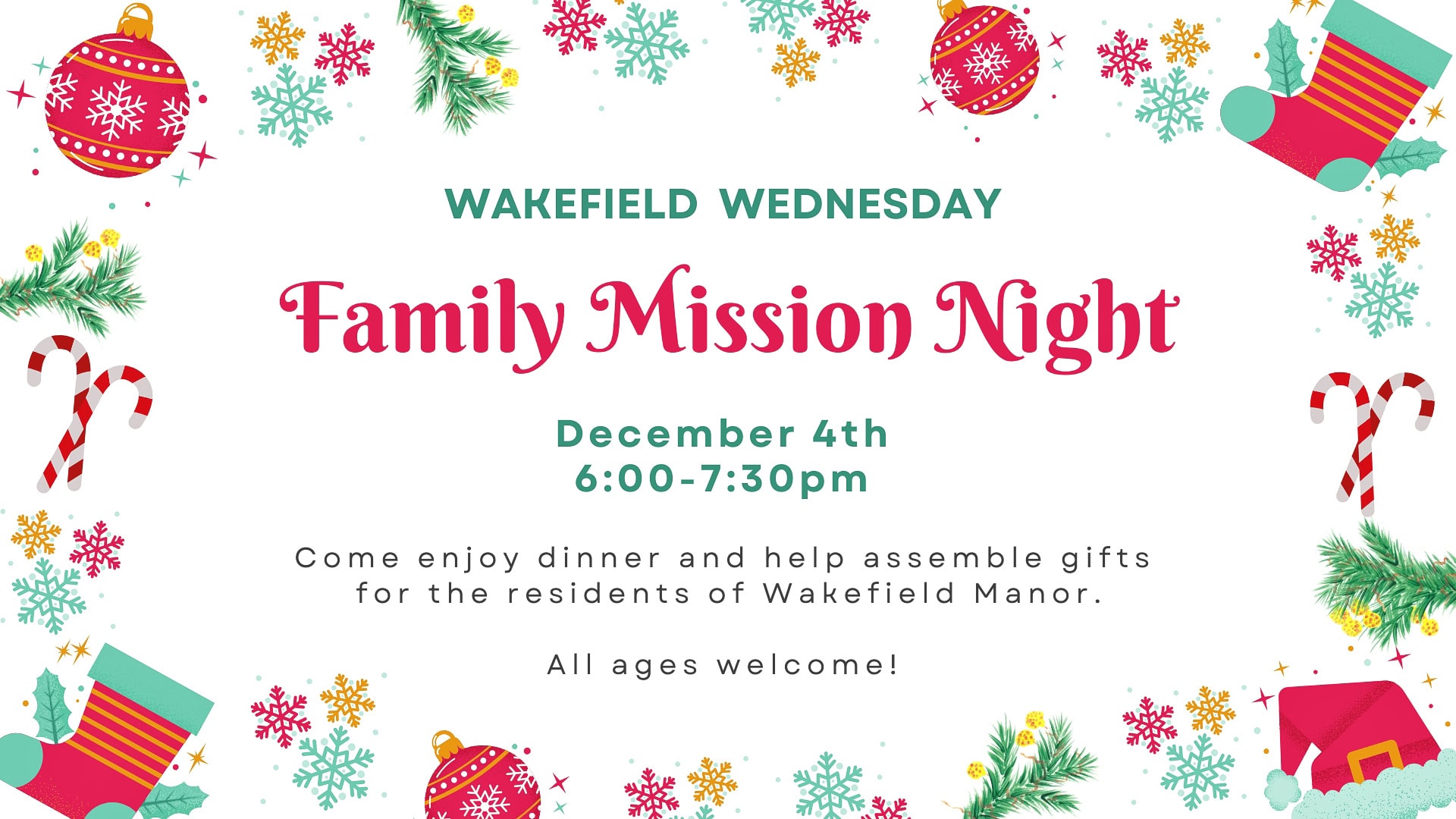 Family Mission Night - Wakefield United Methodist Church