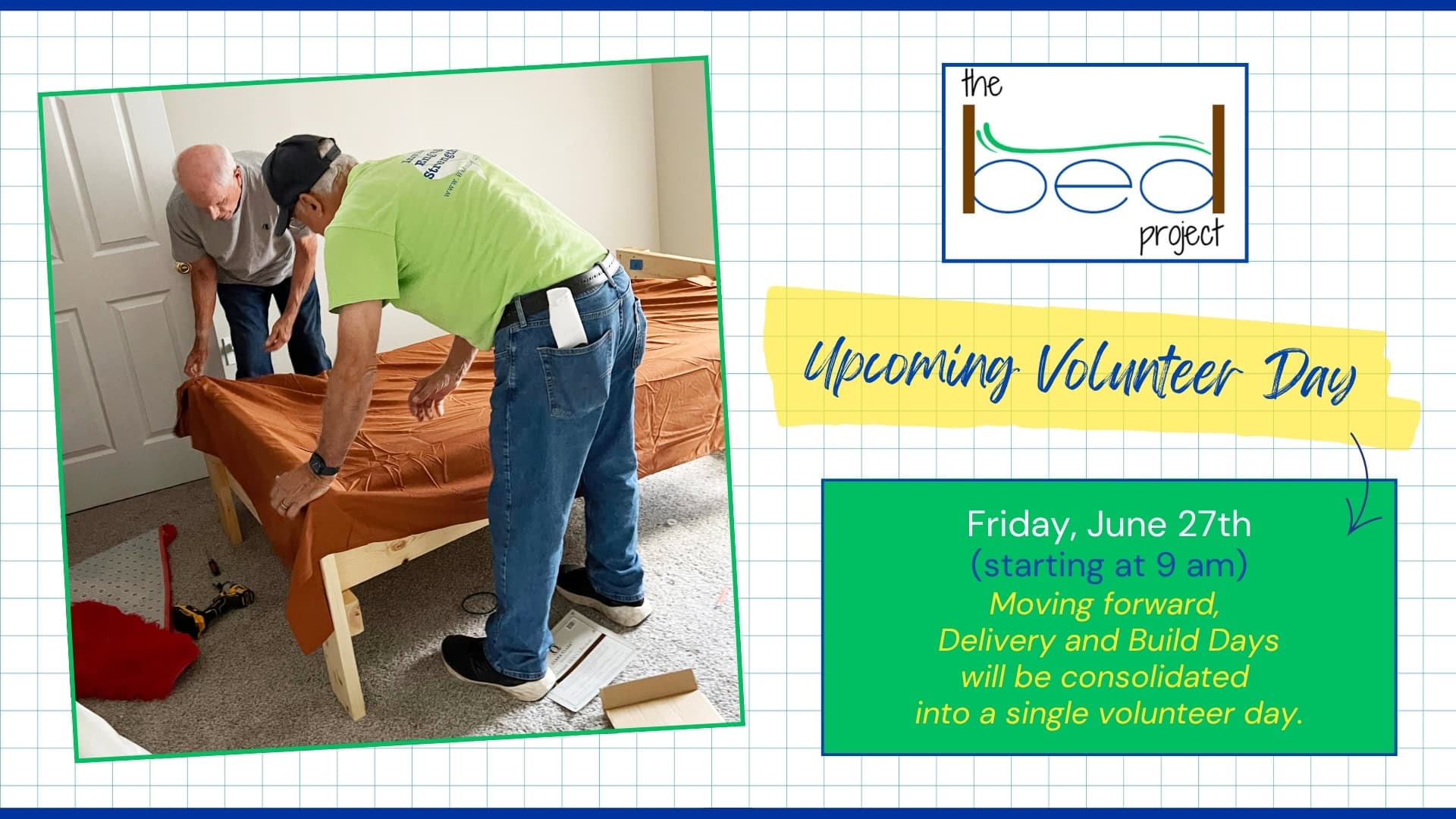 The Bed Project Volunteer Day - Wakefield United Methodist Church